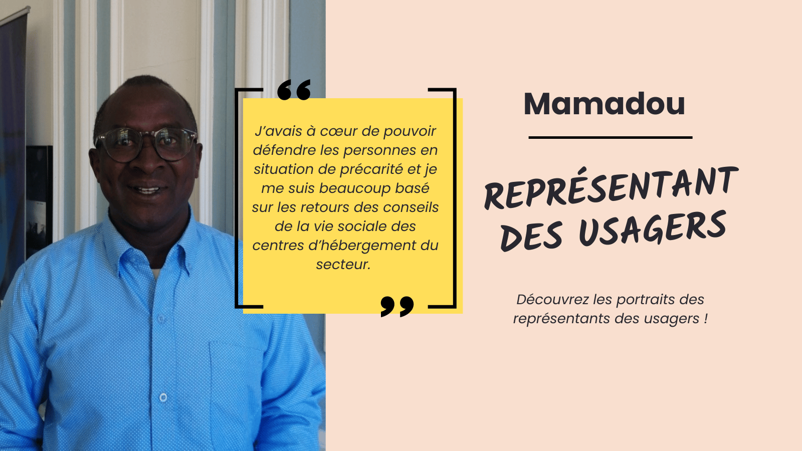 Portait de RU : Mamadou Sall, engagé contre la précarité - France Assos ...